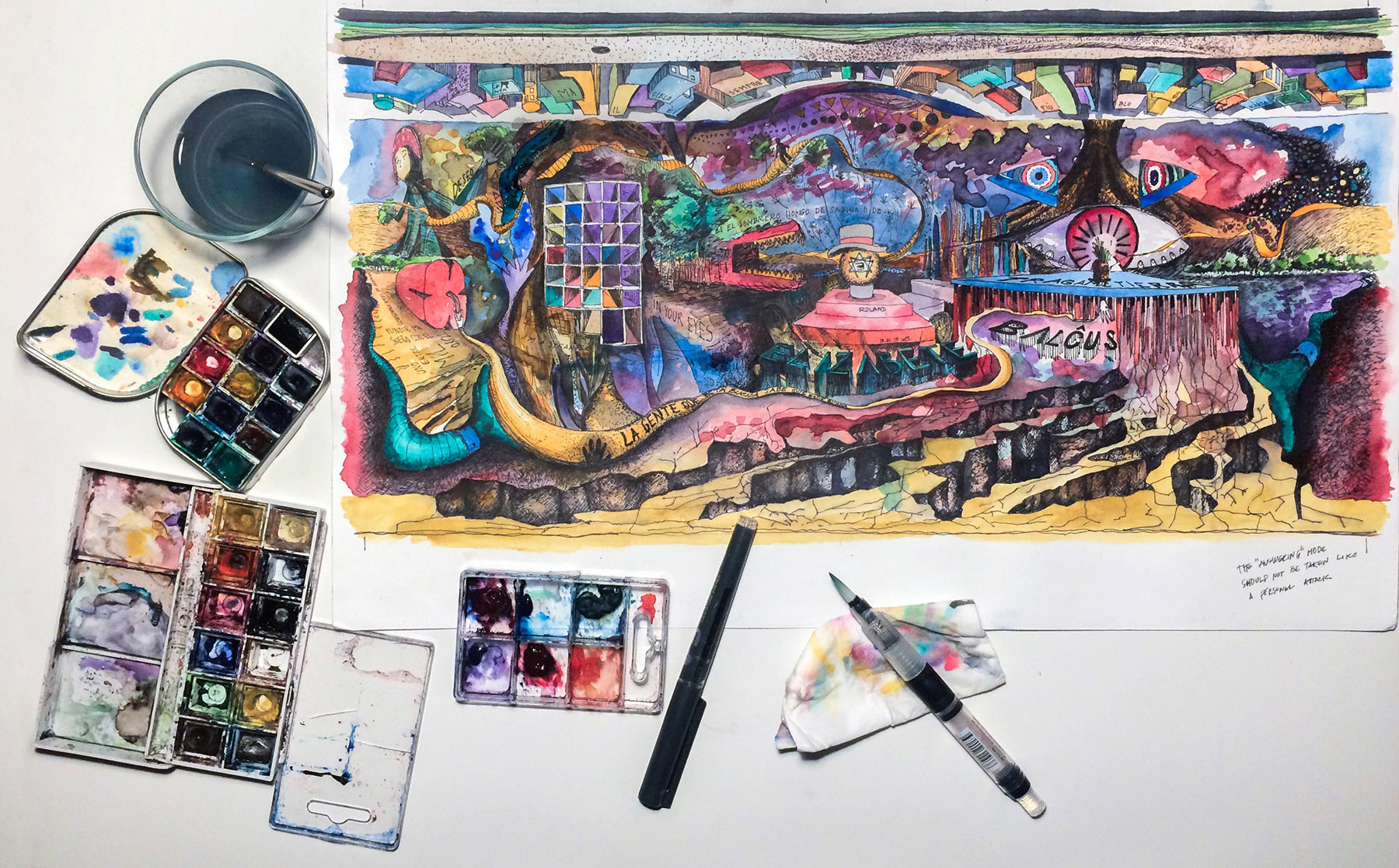 The creative process behind Elizabete Balčus' drawing - Lufo Art