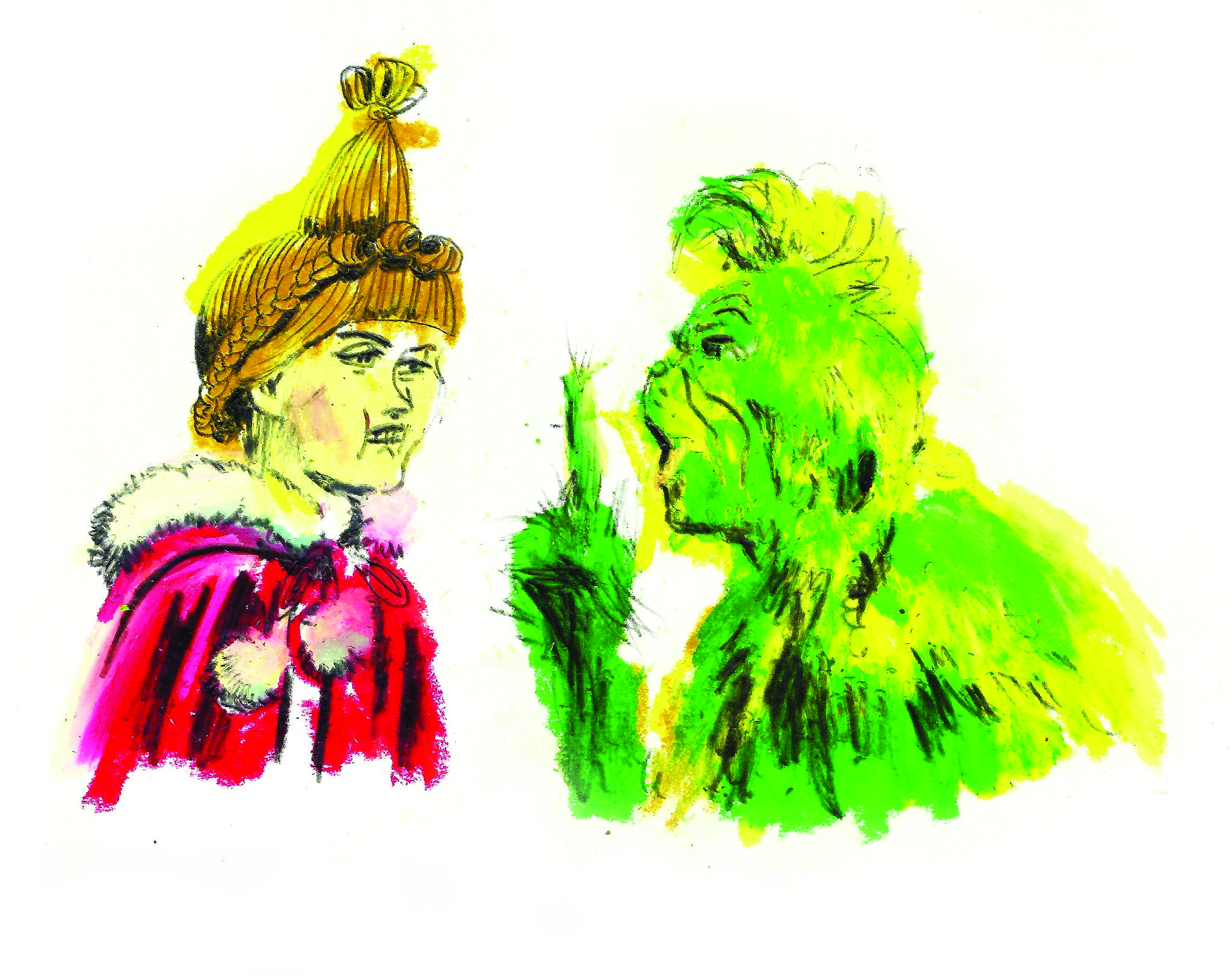 Lufo at the Come Grinch With Us Exhibition - Lufo Art